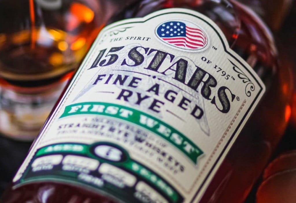15 Stars First West Fine Aged Rye Whiskey Review - Bourbon Cigars and ...