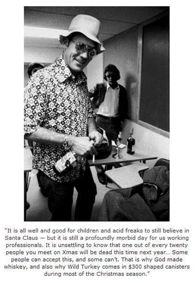 Hunter S. Thompson & Santa Claus | Bourbon & Banter