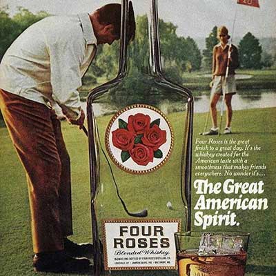 Four Roses Whiskey Ad Circa 1979 | Bourbon & Banter